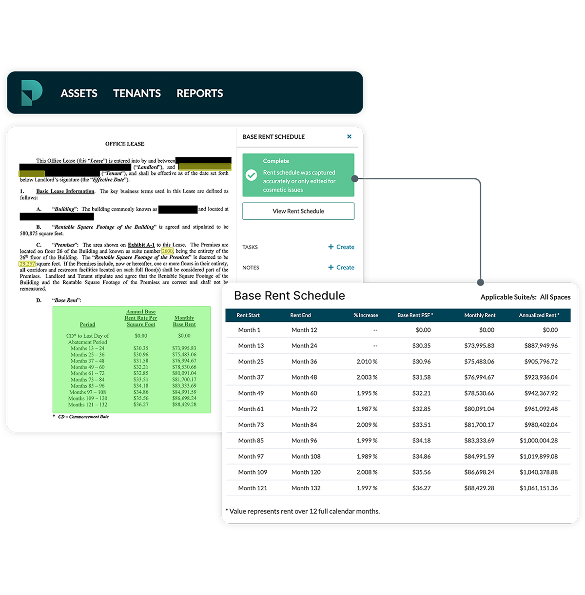 Automated Commercial Lease Abstraction Powered by AI